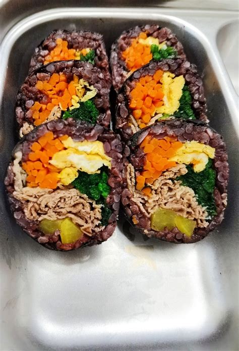 【紫菜包饭的做法步骤图，紫菜包饭怎么做好吃】大貓evil下厨房
