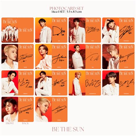 Jual PHOTOCARD SEVENTEEN 17 RIGHT HERE 2SISI ISI 14 PCS LAMINASI 2