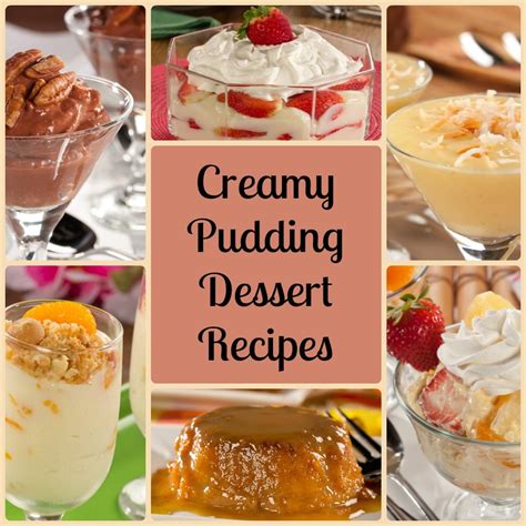 Creamy Pudding Dessert Recipes 10 Diabetic Recipes With Pudding