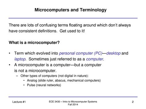 Ece 3430 Intro To Microcomputer Systems Ppt Download