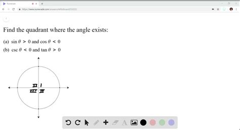 Determining Quadrants In Exercises 29 And 30 Determine The Quadrant In