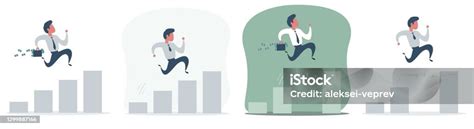 그래프 의 상단에 실행 사업가 목표 성공 야망 성취 및 도전의 비즈니스 개념 개념에 대한 스톡 벡터 아트 및 기타 이미지 개념 개체 그룹 겨냥 Istock