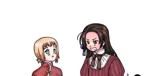 ヘタリア 【ヘタリア女装注意】リヒと耀で衣装交換 ひかるのイラスト Pixiv