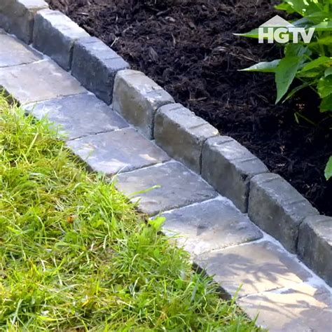 Hgtv Diy Paver Flower Bed Edging