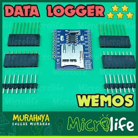 Jual DATA LOGGER SHIELD WEMOS D1 MINI Shopee Indonesia