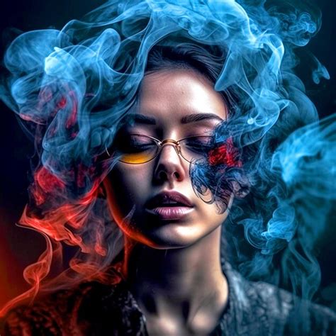 Premium Ai Image A Pretty Model Girl Posing The Camera Over The