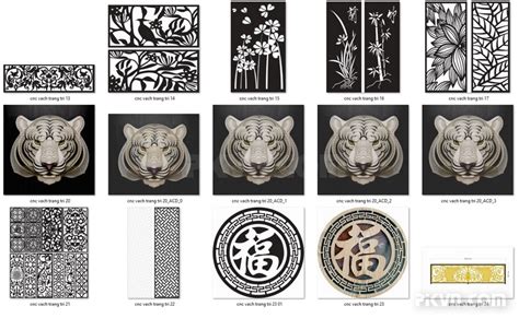 Vip Tổng Hợp Vách Ngăn Các Loại Mẫu Cắt Cnc File Cdr And Dxf