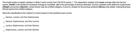 Solved Multiple Regression Excel Output Problem