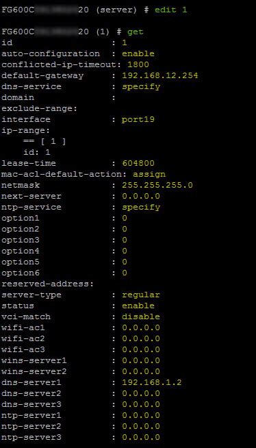 Fortigate Dhcp Advanced Options