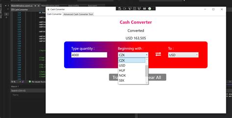 Github Simonbwscashconverter Cash Converter App Making In C Wpf Xaml