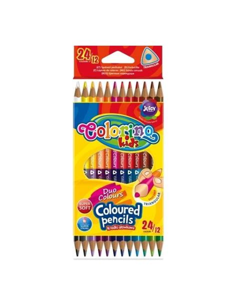 Цветни моливи Colorino 24 цвята 12 бр Coolpack