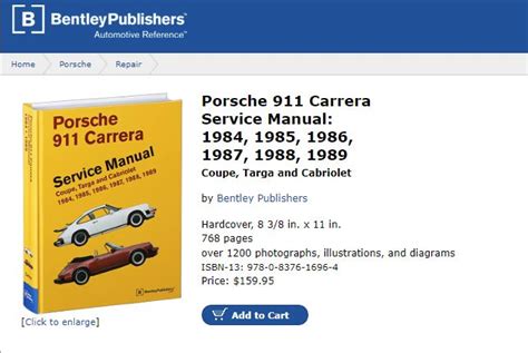 Fs New Bentley Service Manual Porsche Carrera Pelican