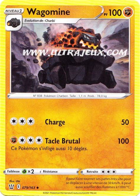 Wagomine 79 R163 Carte Pokémon Cartes à Lunité Français Ultrajeux