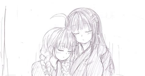 ヘブンバーンズレッド 正月にすやすやなみさりんあかりん Yo Jin単行本発売中のイラスト Pixiv