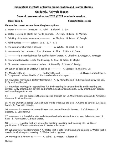Basic Science Basic 3 Download Free Pdf Water Breathing