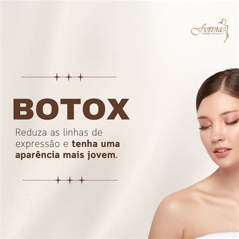 O botox é um procedimento estético que reduz rugas e linhas de