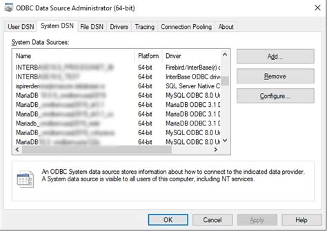 Dbase Odbc Driver Configuration Ispirer Knowledge Base