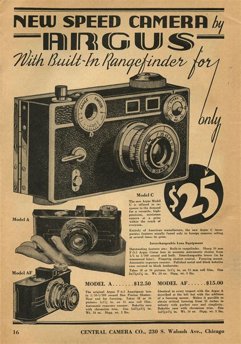 Argus C Series 1938 1966 Mike Eckman Dot Com