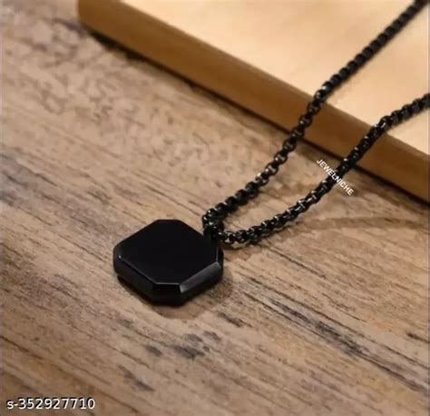 22cm Black Stainless Steel Jewelinch Pendant Necklace At Rs 40piece