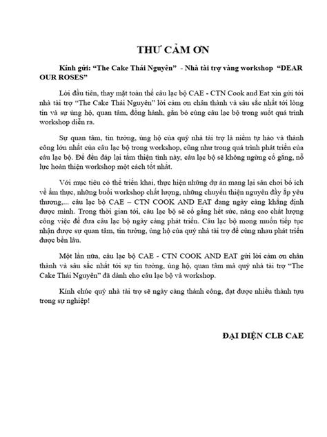 Thư Cảm Ơn Pdf