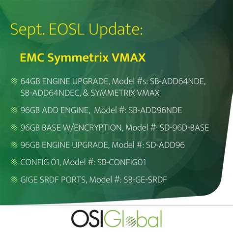 Osi Global On Linkedin Eosl Thirdpartymaintenance Emc Storage Datacenter