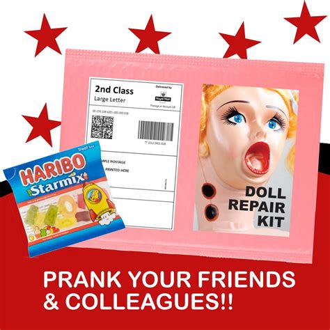 Funny Sex Doll Repair Adult Humour Post Prank Postal Mail Birthday