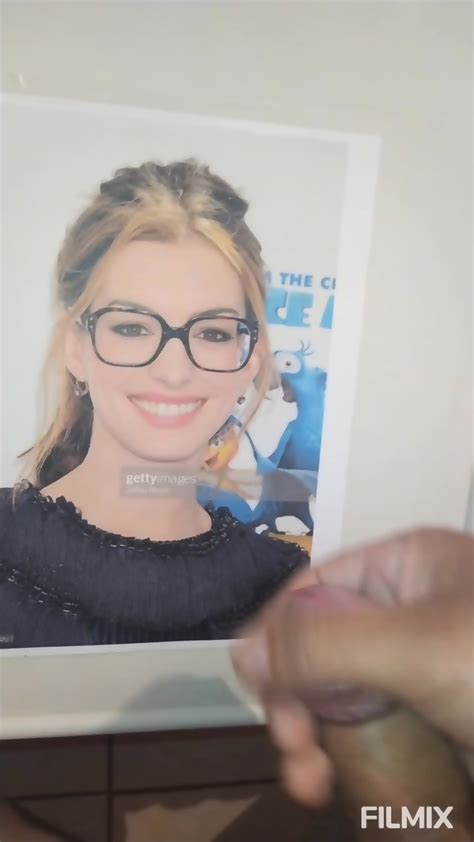 Tribute Cum Anne Hathaway Facial Cumshot