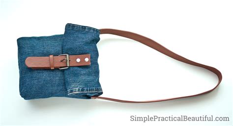 Make A Jean Purse From An Old Pair Of Jeans Pants Simple Practical