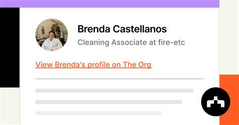 Brenda Castellanos Cleaning Associate At Fire Etc The Org