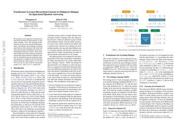 Transformers To Learn Hierarchical Contexts In Multiparty Dialogue For