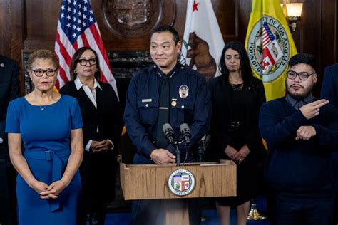 Bass Choice For Next Lapd Chief Internal Hire Or Outsider Los Angeles Times