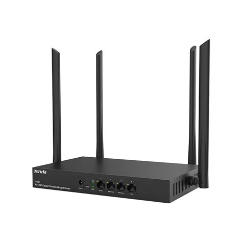 ROUTER เราเตอร TENDA AC1200 GIGABIT WIRELESS HOTSPOT ROUTER W18E BLACK