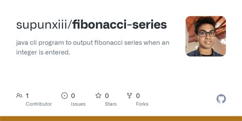 Github Supunxiii Fibonacci Series Java Cli Program To Output