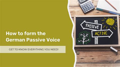 Passive — German Grammar And Vocabulary Blog — Study German Online — Your