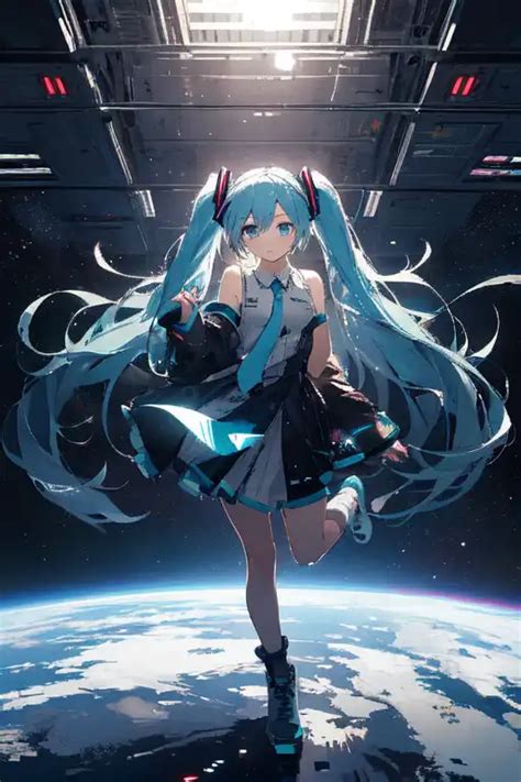 Ai Art Hatsuni Miku By Gal Stars Pixai