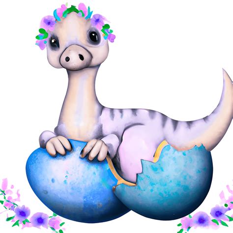 Baby Brontosaurus Oster Chibi Tattoo Illustration Hyper Creative Fabrica