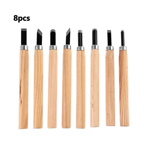 Vastar Wood Carving Chisel Knife 8 10 12 Pcs Wood Grandado