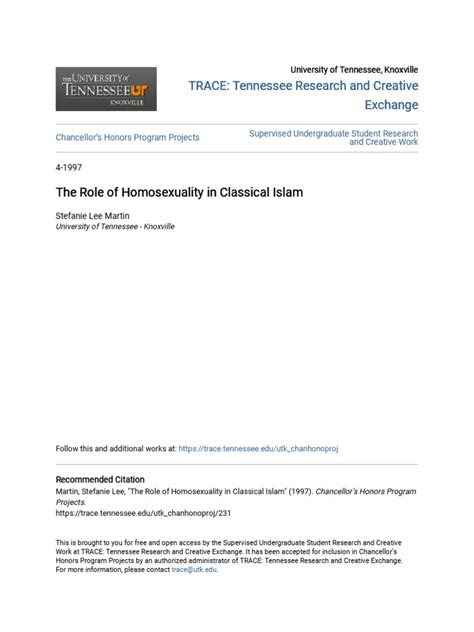 The Role Of Homosexuality In Classical Islam Pdf Quran Islam