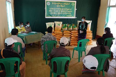 လွိုင်လင်မြို့နယ်တွင် ပဲပုတ်နှင့်နေကြာ စိုက်ပျိုးမည့် တောင်သူများအား မ
