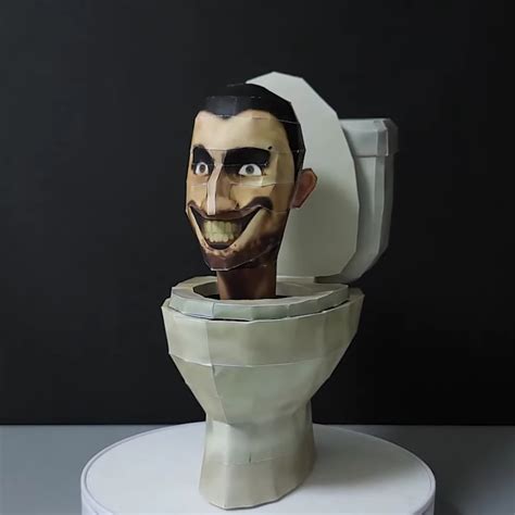 3D Papercraft Figure Skibidi Toilet Paper Pattern DIY Shopee Singapore