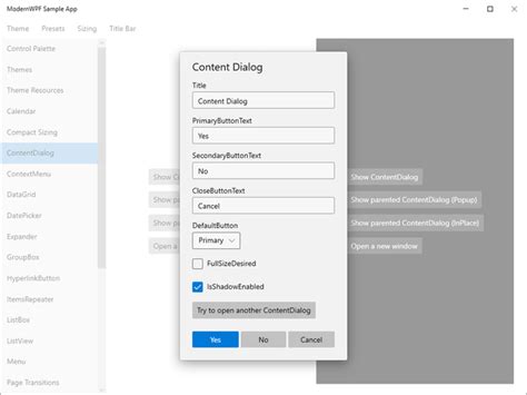 Modernwpf Ui Library Uwpwinui Like Themes For Wpf Rcsharp