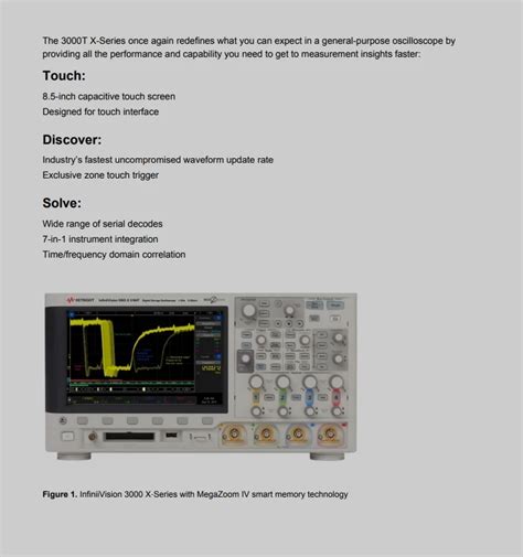 Keysight Dsox T Oscilloscope Bandwidth Mhz Analog Channels Mpts Memory Buy