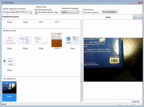 Ocr Sdk Abbyy Finereader Engine 11 문서 분류 기능 Youtube