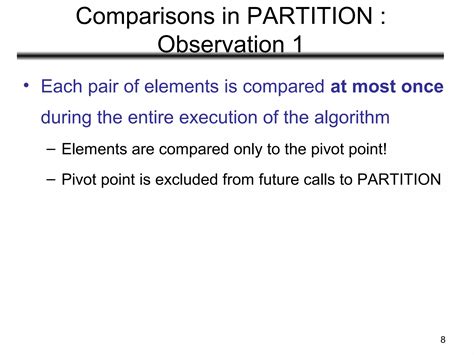 Randomizing Quicksort Algorith With Example Ppt
