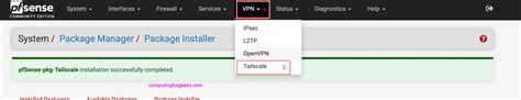 How To Join Pfsense To Tailscale Headscale Mesh Computingforgeeks