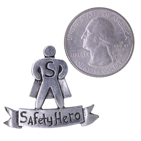 Safety Hero Gold Lapel Pin Artofit