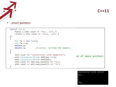 C Declarations Auto Decltypeusing Nullptr 2 Smart Pointers 3
