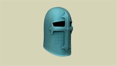 Crusader Helmet 3d Model By Gsommer