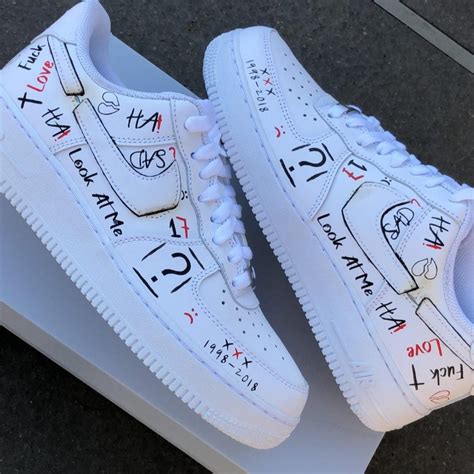 Custom Air Force 1 Xxxtentacion Ta Customs