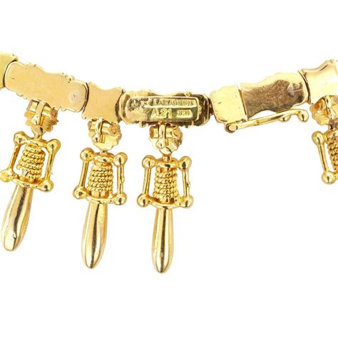 Lalaounis Yellow Gold Fringe Necklace At 1stdibs